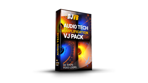 Audio Tech VJ Loops Minipack - Visuals for DJs & Events