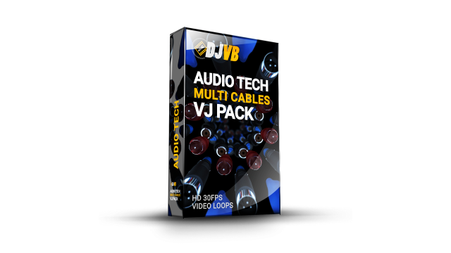 Audio Tech VJ Loops Minipack - Visuals for DJs & Events