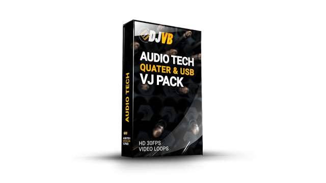 Audio Tech VJ Loops Minipack - Visuals for DJs & Events