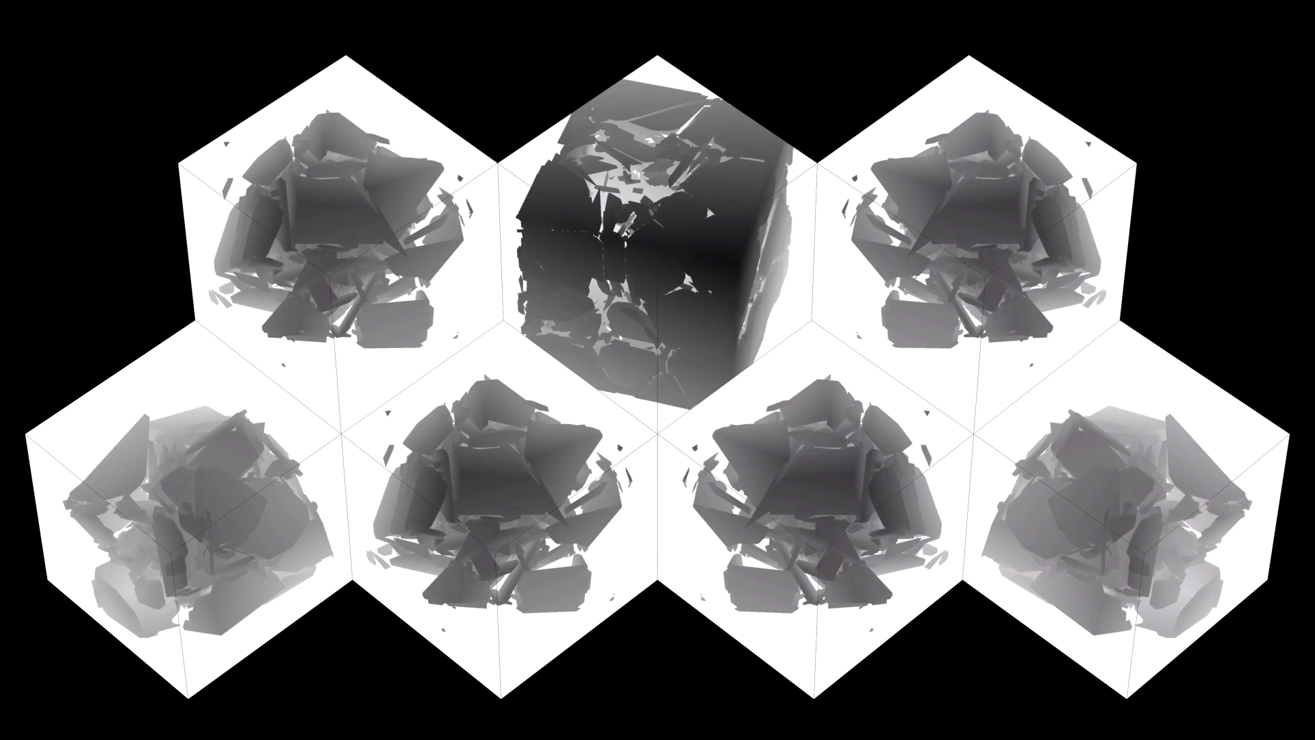 Projection Mapping Loops for Cubes - 4K, Pixelmapped, Ready to project.