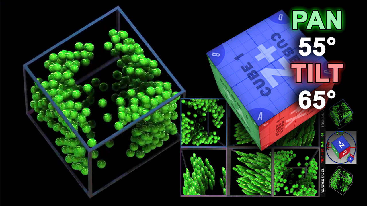 Projection Mapping Loops for Cubes - 4K, Pixelmapped, Ready to project.